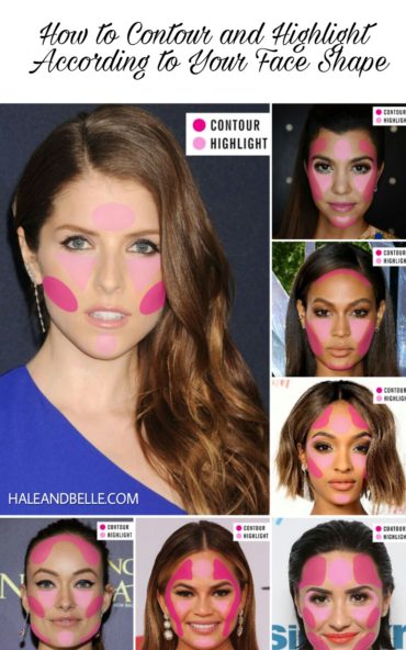 How to Contour and Highlight Your Face Shape | Hale and Belle